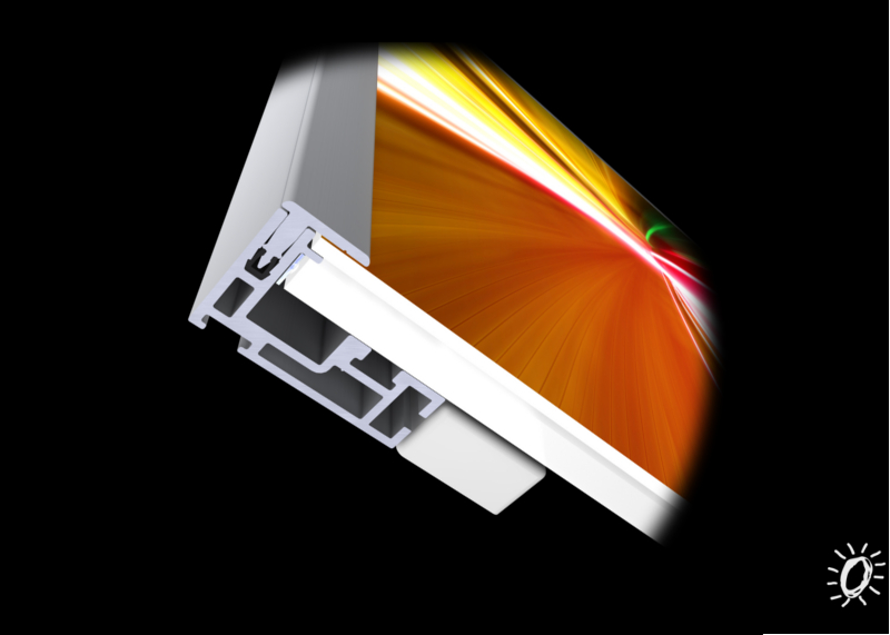 LED Flat-Light "32" - Sommer Lichtwerbung